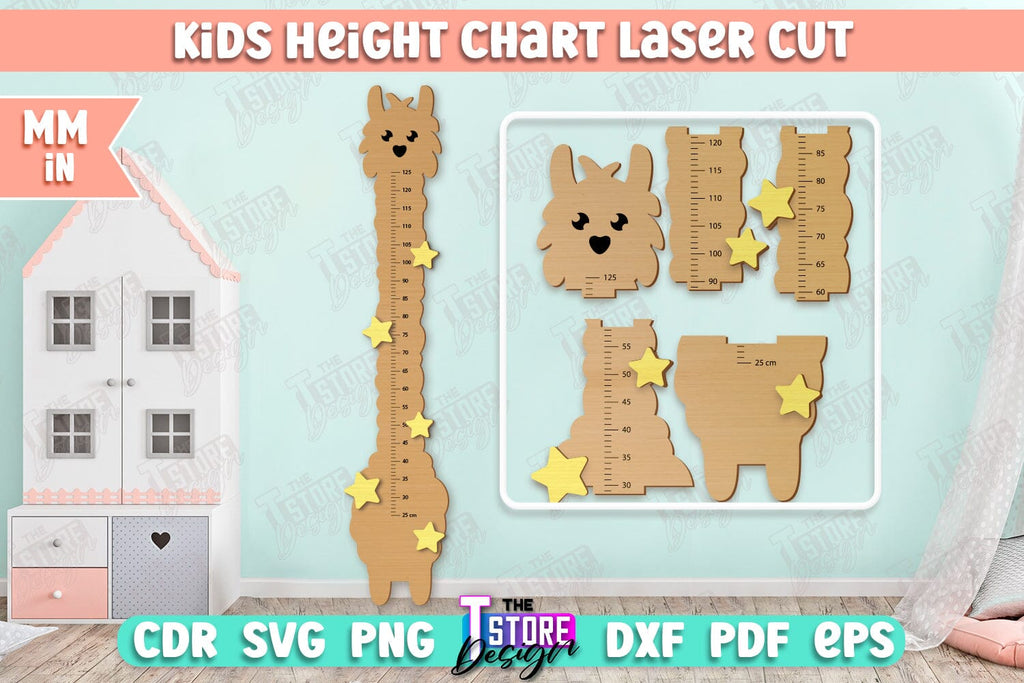 Kids Height Chart | Growth Chart | Nursery Décor | Wall Ruler ...