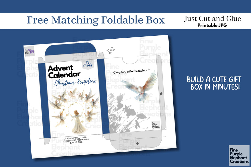 Kids Nativity Advent Calendar | Christmas Activity Cards - So Fontsy