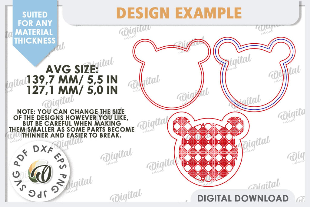 Kids Room Wall Decor Laser Cut. Baby Room SVG. Cute Bear SVG - So Fontsy