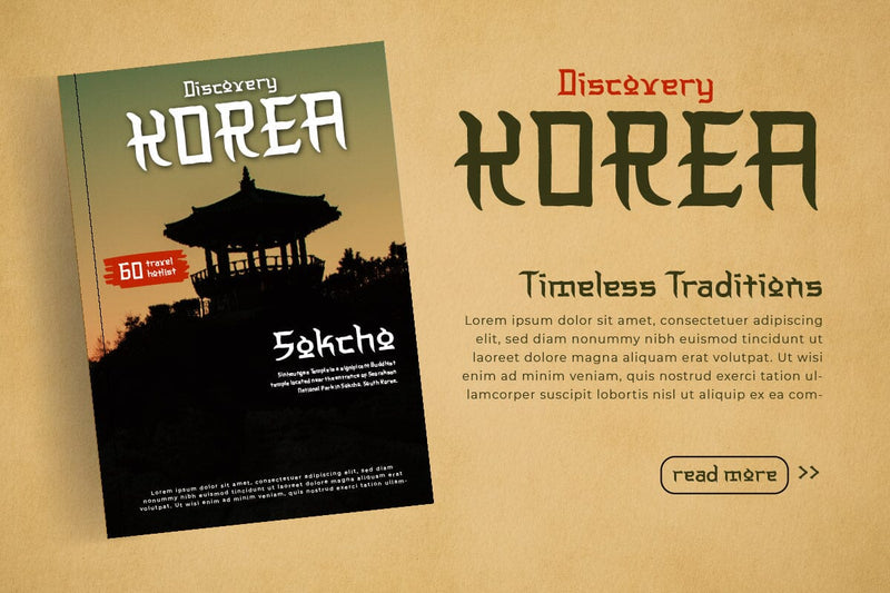 Kimyonja - Korean Style Font - So Fontsy