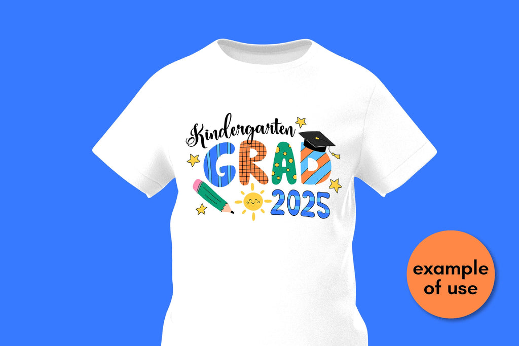 Kindergarten Grad 2025 SVG | Graduation 25 PNG Sublimation for ...