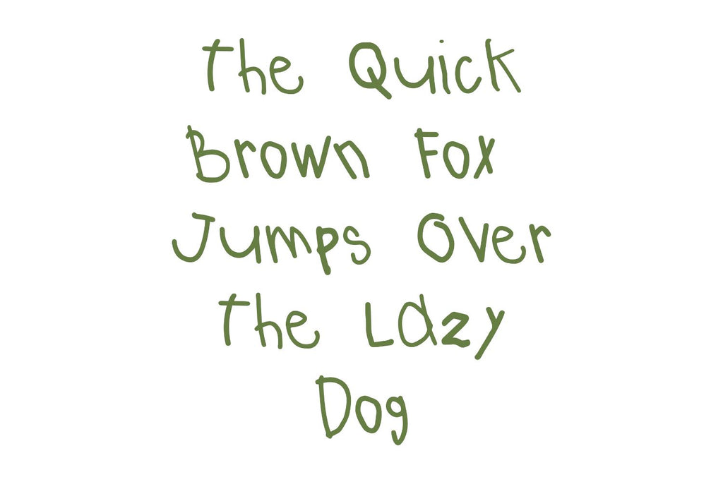 Kindergarten Handwriting - So Fontsy