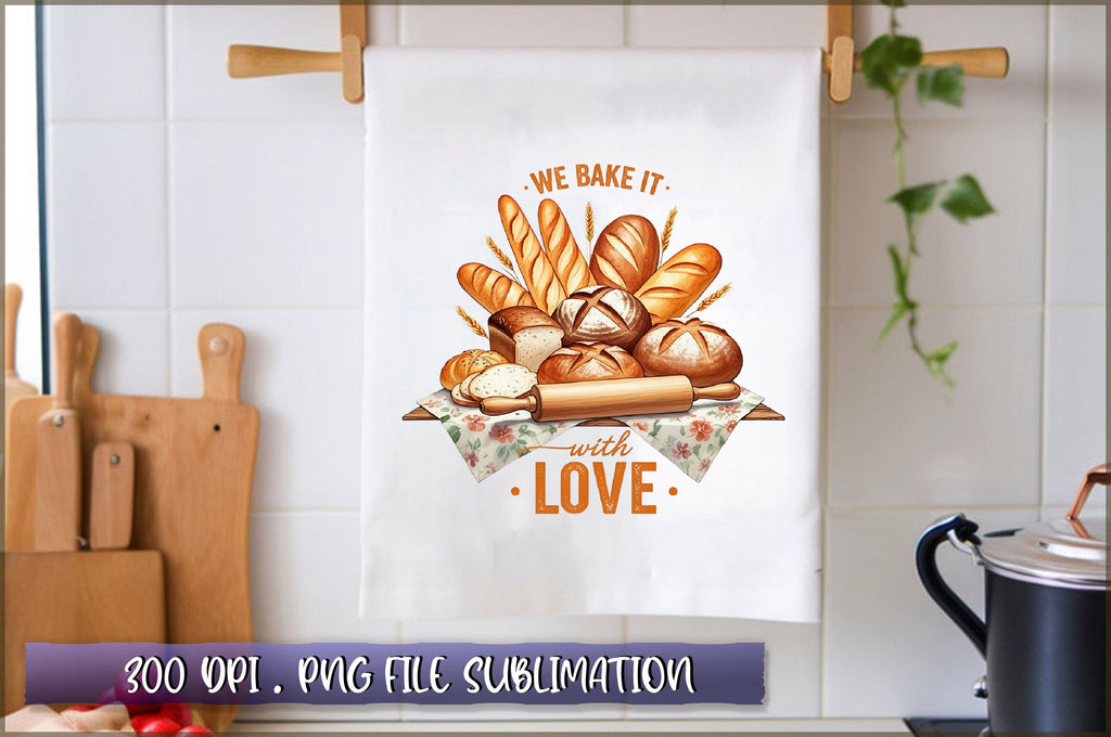 Kitchen Baking Towel Sublimation Bundle - So Fontsy