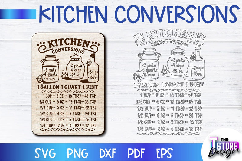 Kitchen Conversions Laser Cut | Kitchen Design | Home Decor | CNC Files ...