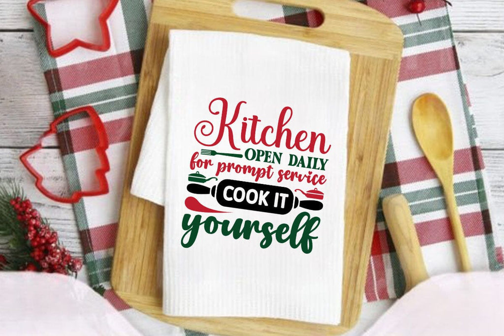 Kitchen open daily for prompt service cook it yourself - So Fontsy