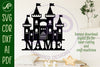 Knights Castle name sign svg laser cut file - So Fontsy