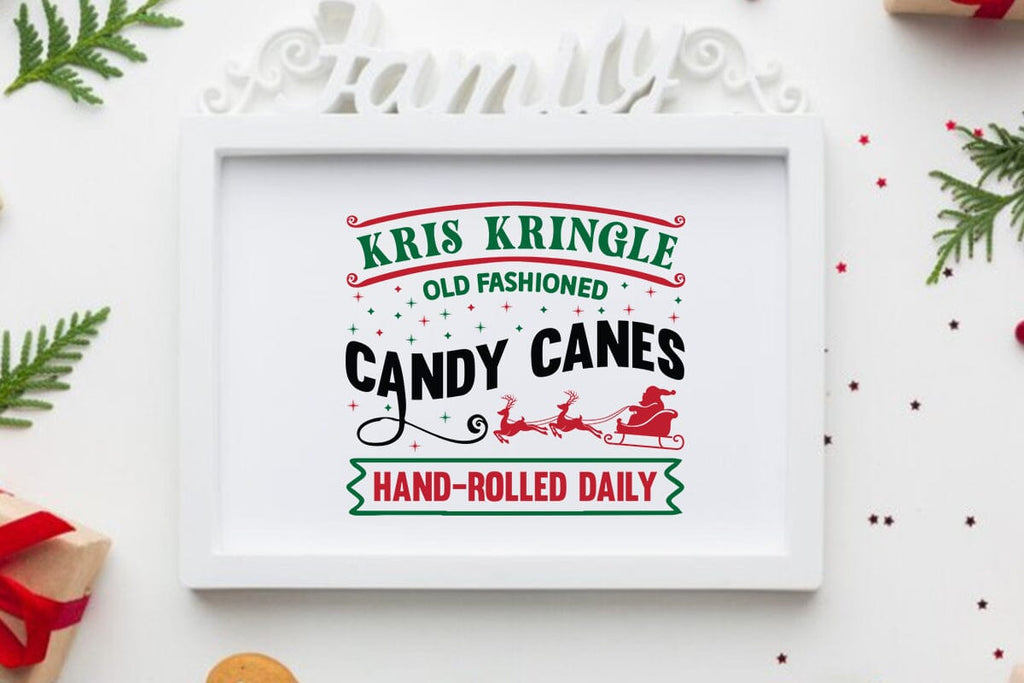 Kris kringle old fashioned candy canes hand rolled daily - So Fontsy
