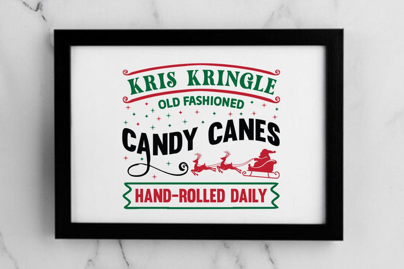 Kris kringle old fashioned candy canes hand rolled daily - So Fontsy