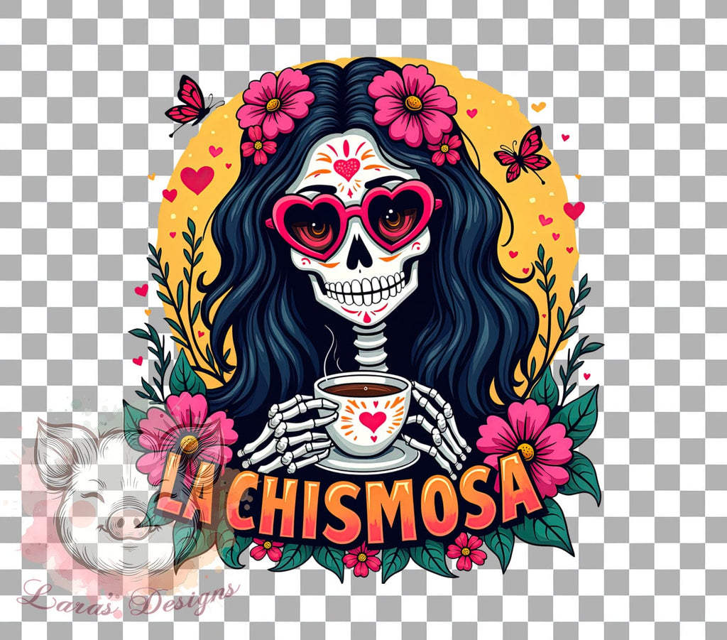 La Chismosa, Chisme PNG, Gossip Graphic, Hispanic Culture, Sublimation ...