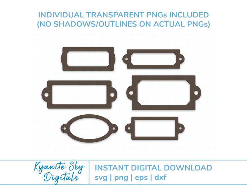 Label Frames SVG Bundle bookplate library office label frames vol.1 ...
