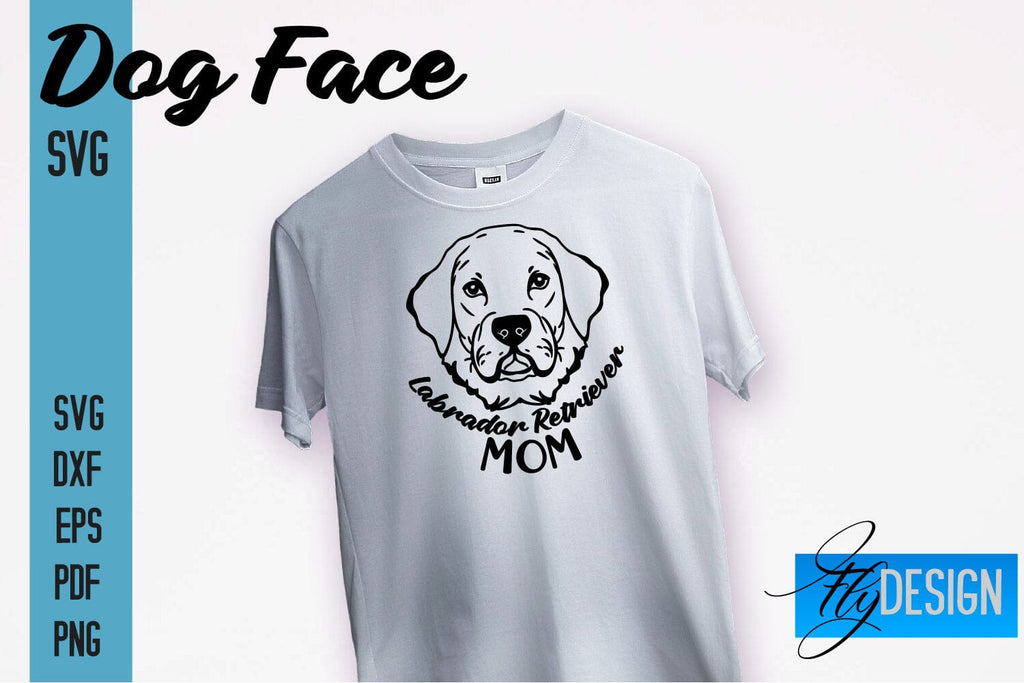 Labrador Mom SVG Design | Dog Mom SVG | SVG File | Print Design - So Fontsy