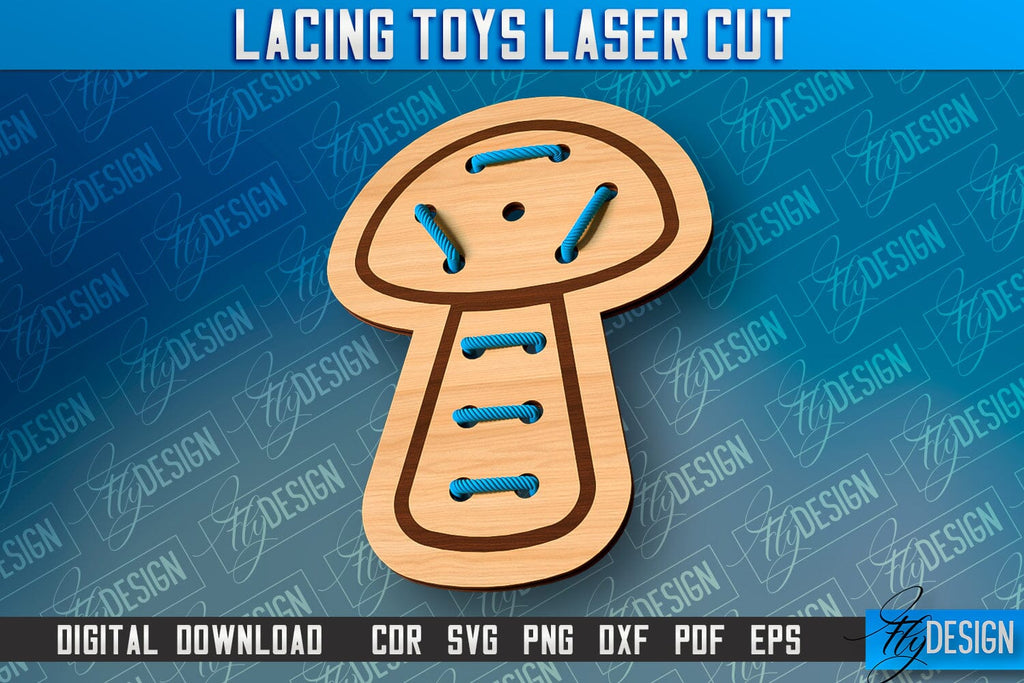 Lacing Toys Laser Cut | Toys Laser Cut Design | CNC Files - So Fontsy