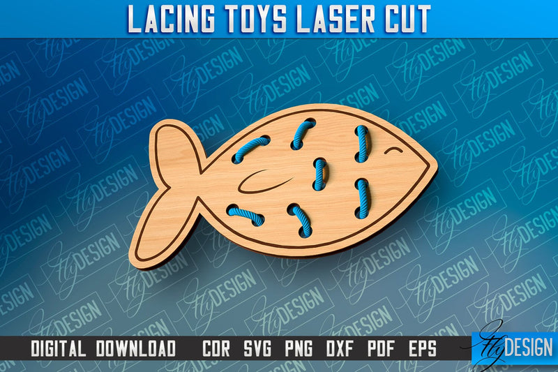 Lacing Toys Laser Cut | Toys Laser Cut Design | CNC Files - So Fontsy