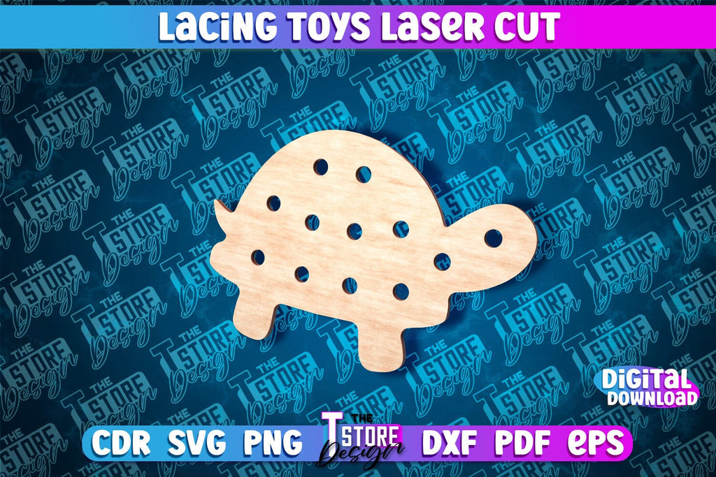 Lacing Toys Laser Cut | Toys Laser Cut Design | CNC Files - So Fontsy