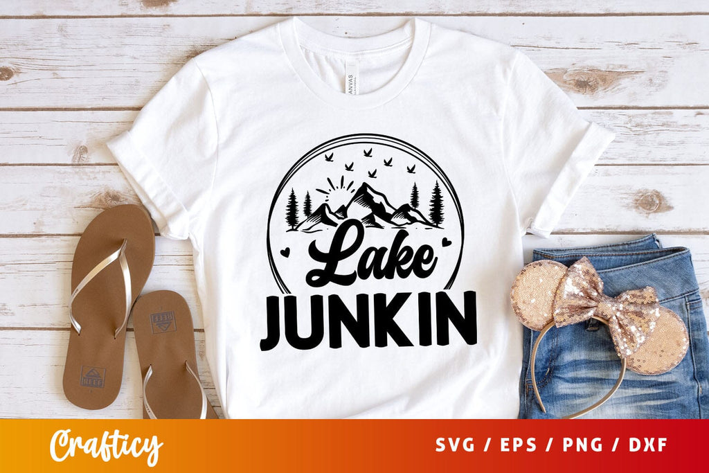 Lake Junkin Svg Design - So Fontsy