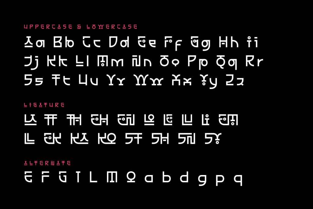 Lakoshen - Korean Style Font - So Fontsy