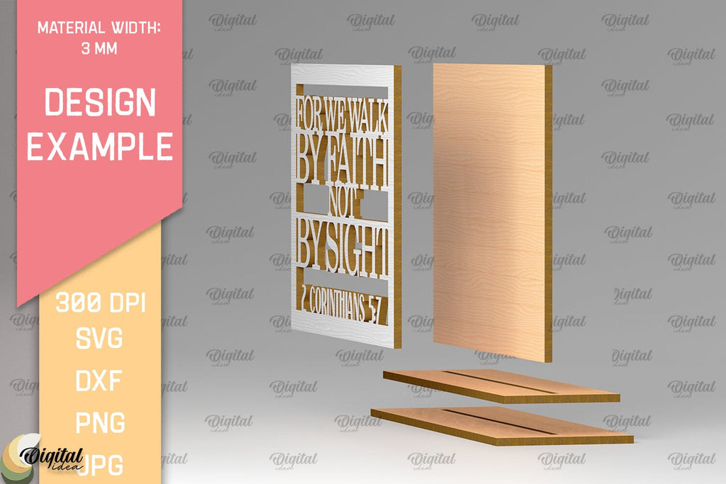 Laser Cut Christian Sign. Christian Phrases SVG - So Fontsy