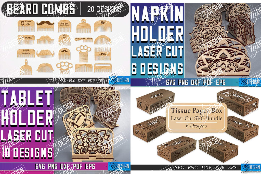 Laser Cut Mega Bundle SVG | CNC Files | Engraving SVG | 435 Designs ...