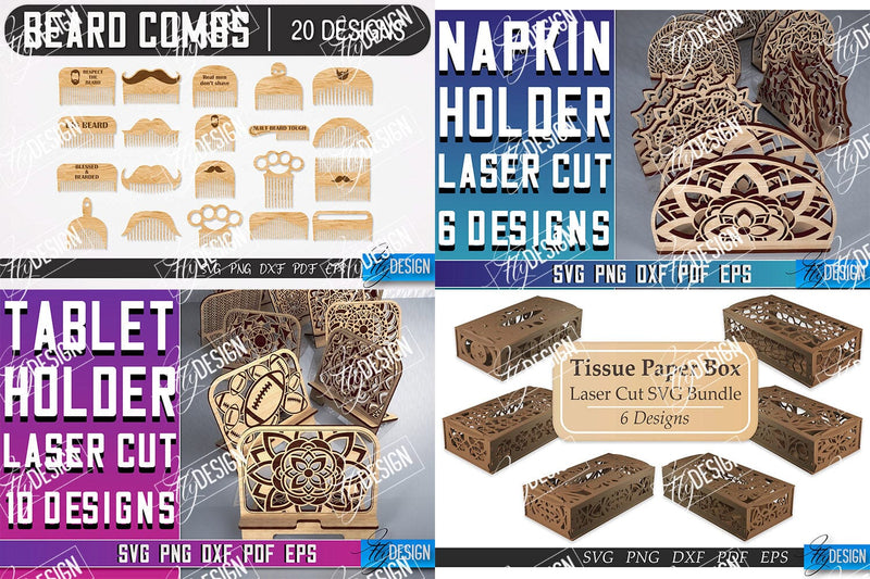 Laser Cut Mega Bundle SVG | CNC Files | Engraving SVG | 435 Designs ...