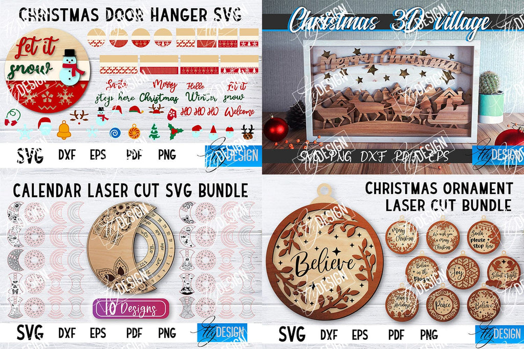 Laser Cut Mega Bundle SVG | CNC Files | Engraving SVG | 435 Designs ...