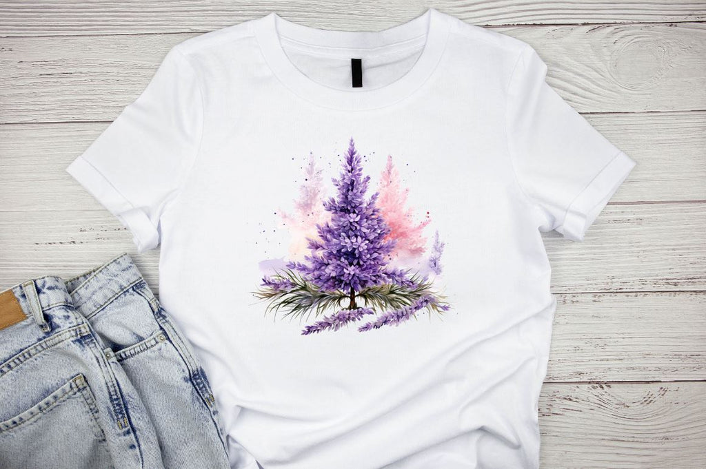 Lavender and Christmas Tree Sublimation Bundle - So Fontsy