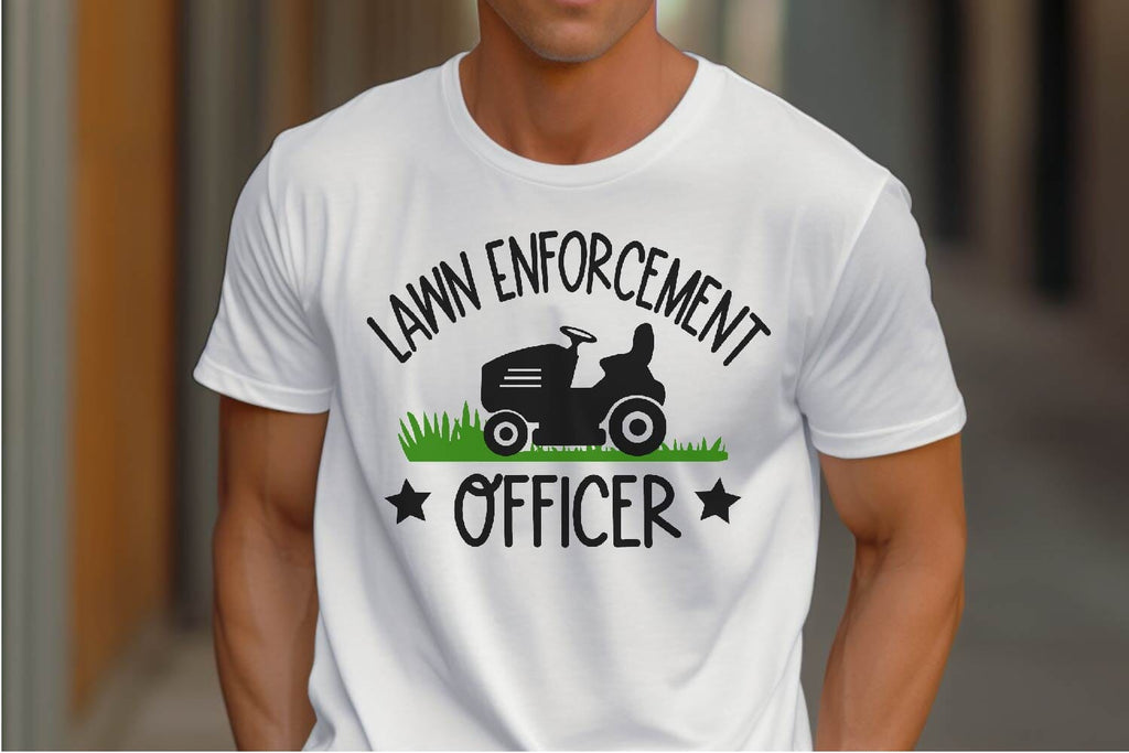 Lawn Enforcement Officer SVG PNG DXF EPS Cut File - Cricut & - So Fontsy