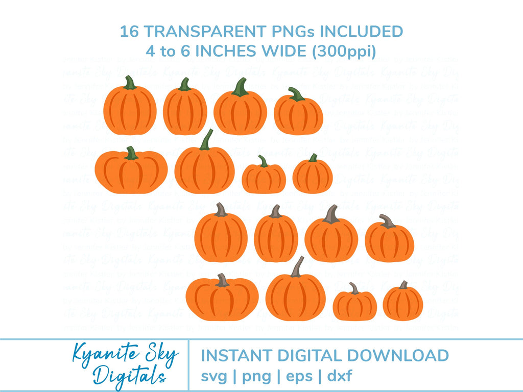 Layered Pumpkin Shapes SVG Bundle - So Fontsy