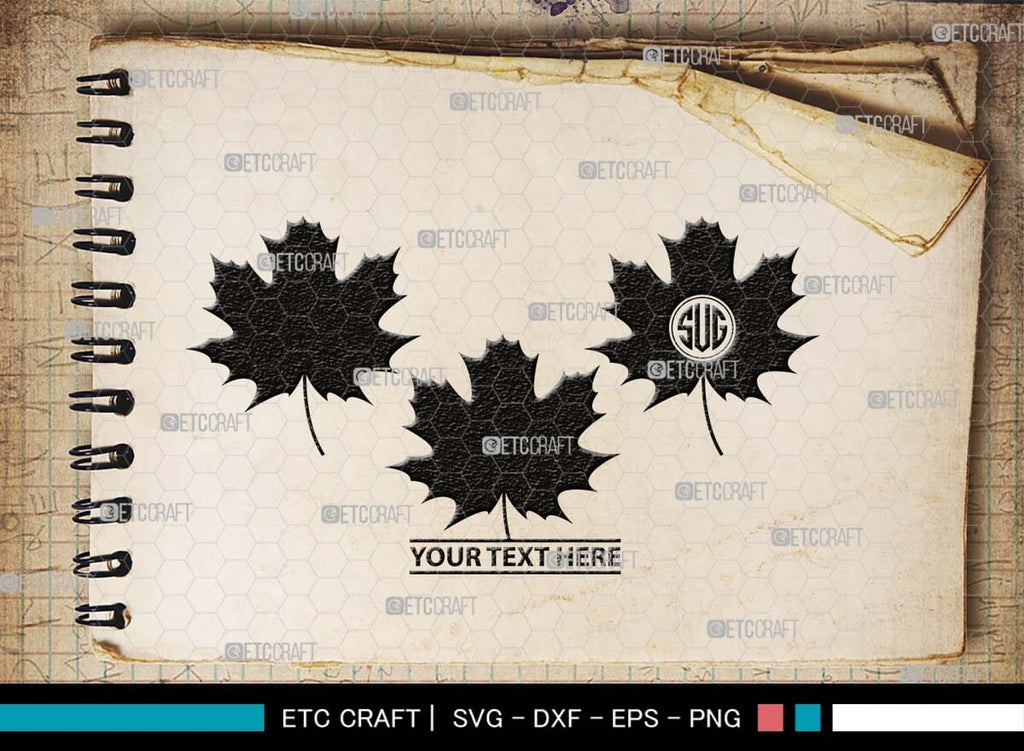 Leaf Monogram, Leaf Silhouette, Leaf SVG, Plants Svg, Leaves Svg, Tropical Leaves Svg, Monstera ...