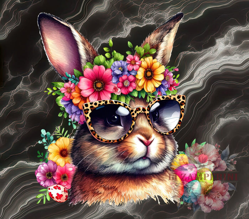 Leopard Bunny PNG, Easter Bunny Sublimation, Animal Print Bunny PNG ...