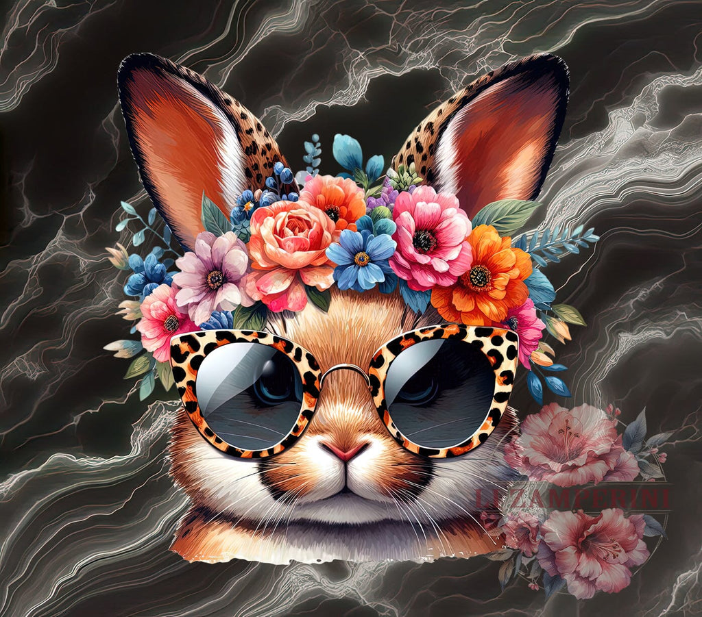 Leopard Bunny PNG, Easter Bunny Sublimation, Animal Print Bunny PNG ...