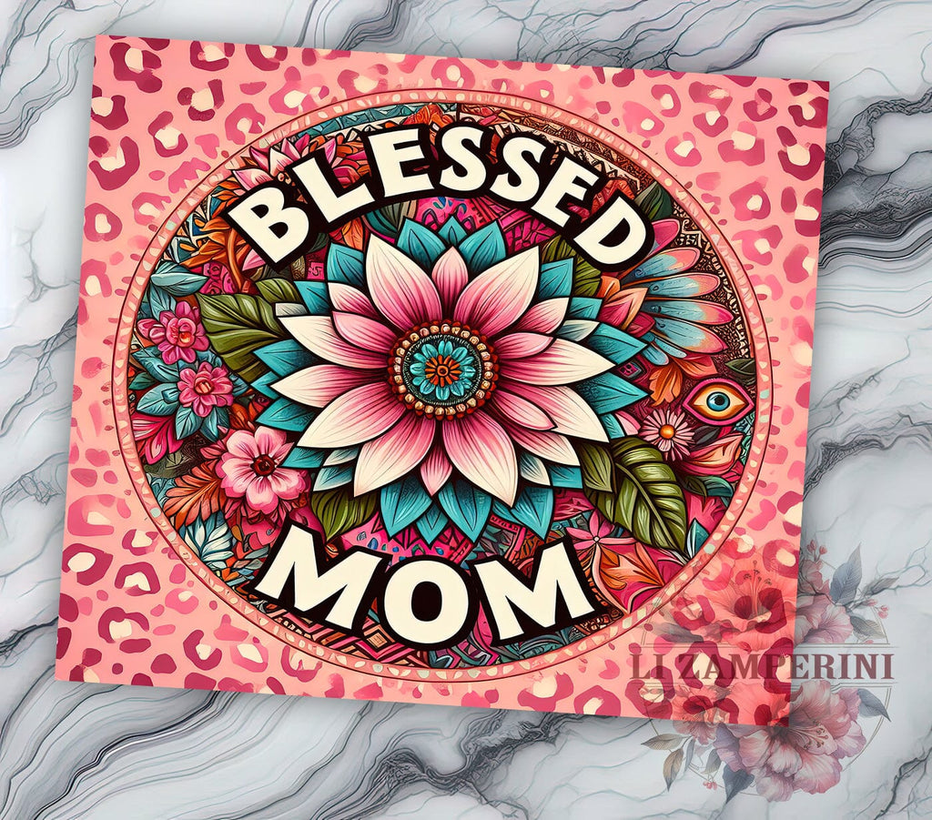 Leopard MOM Life 20oz Tumbler Wrap PNG, Mother Day Tumbler Png ...