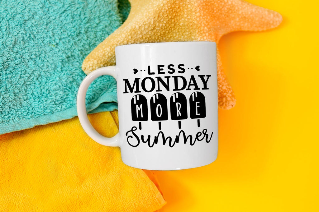Less Monday More Summer SVG - So Fontsy