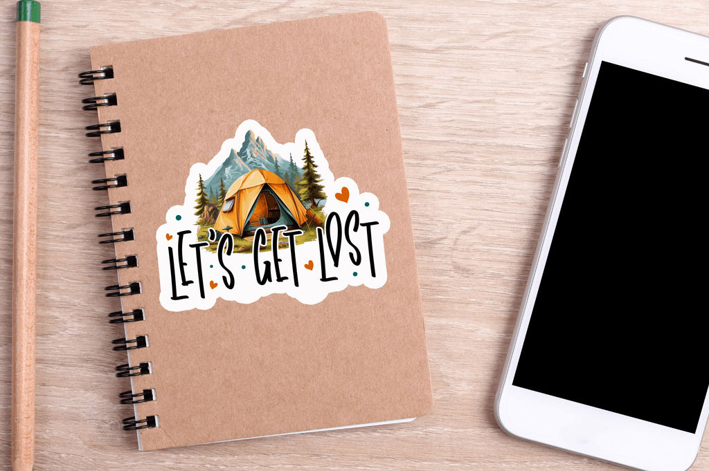 Lets get lost Sticker Design - So Fontsy