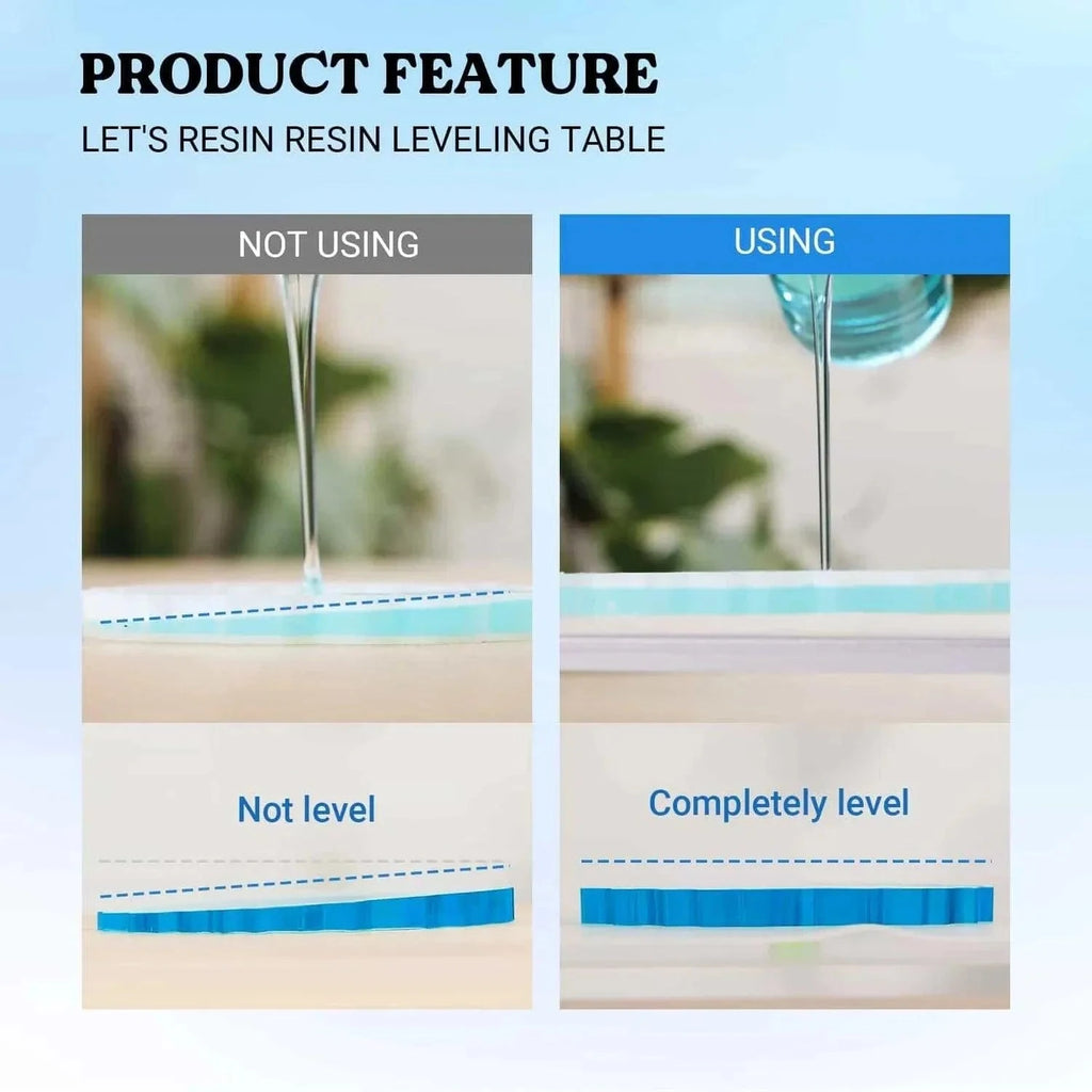 Let's Resin Adjustable Leveling Table & Silicone Mat - So Fontsy