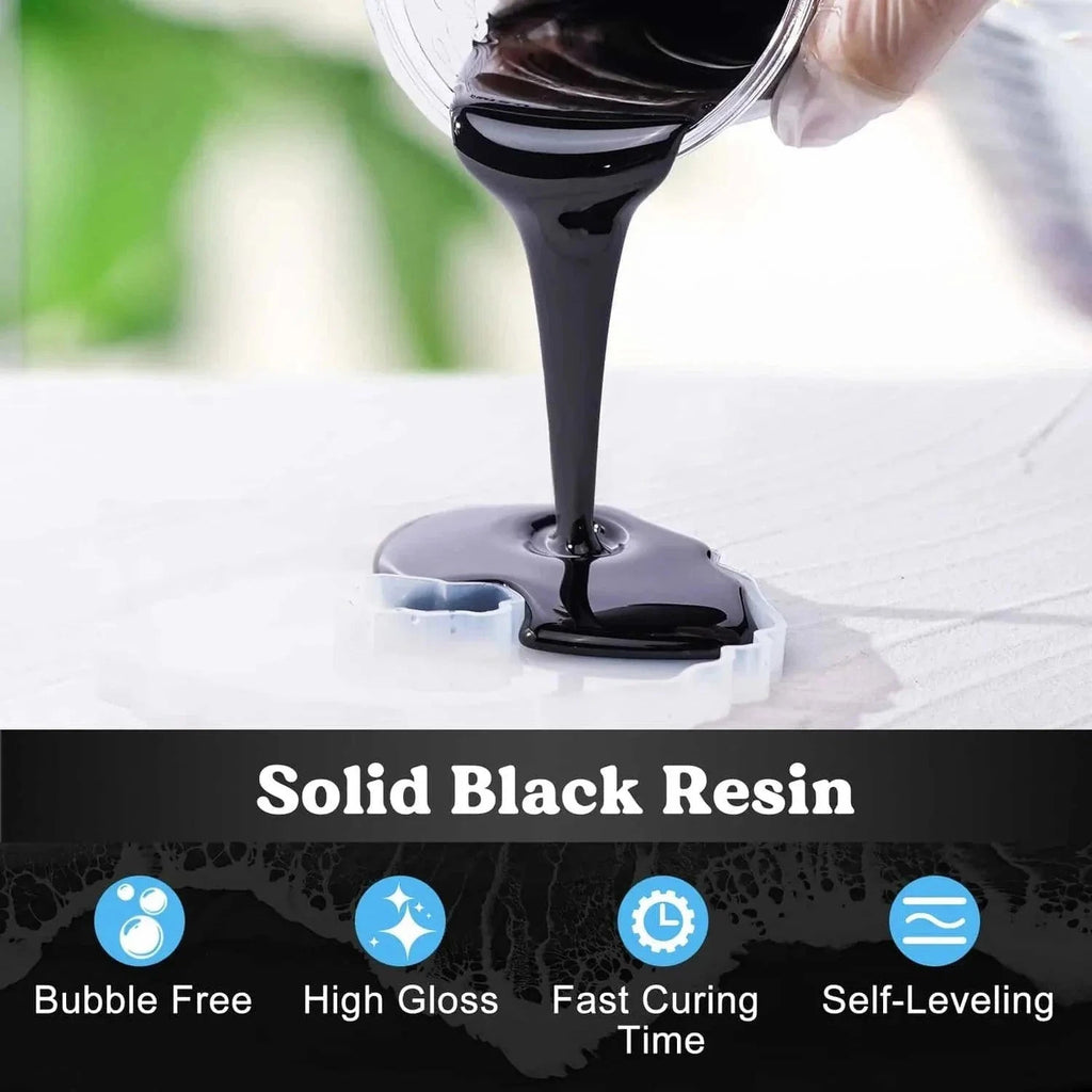 Let's Resin Epoxy Resin - Black (44 oz) - So Fontsy