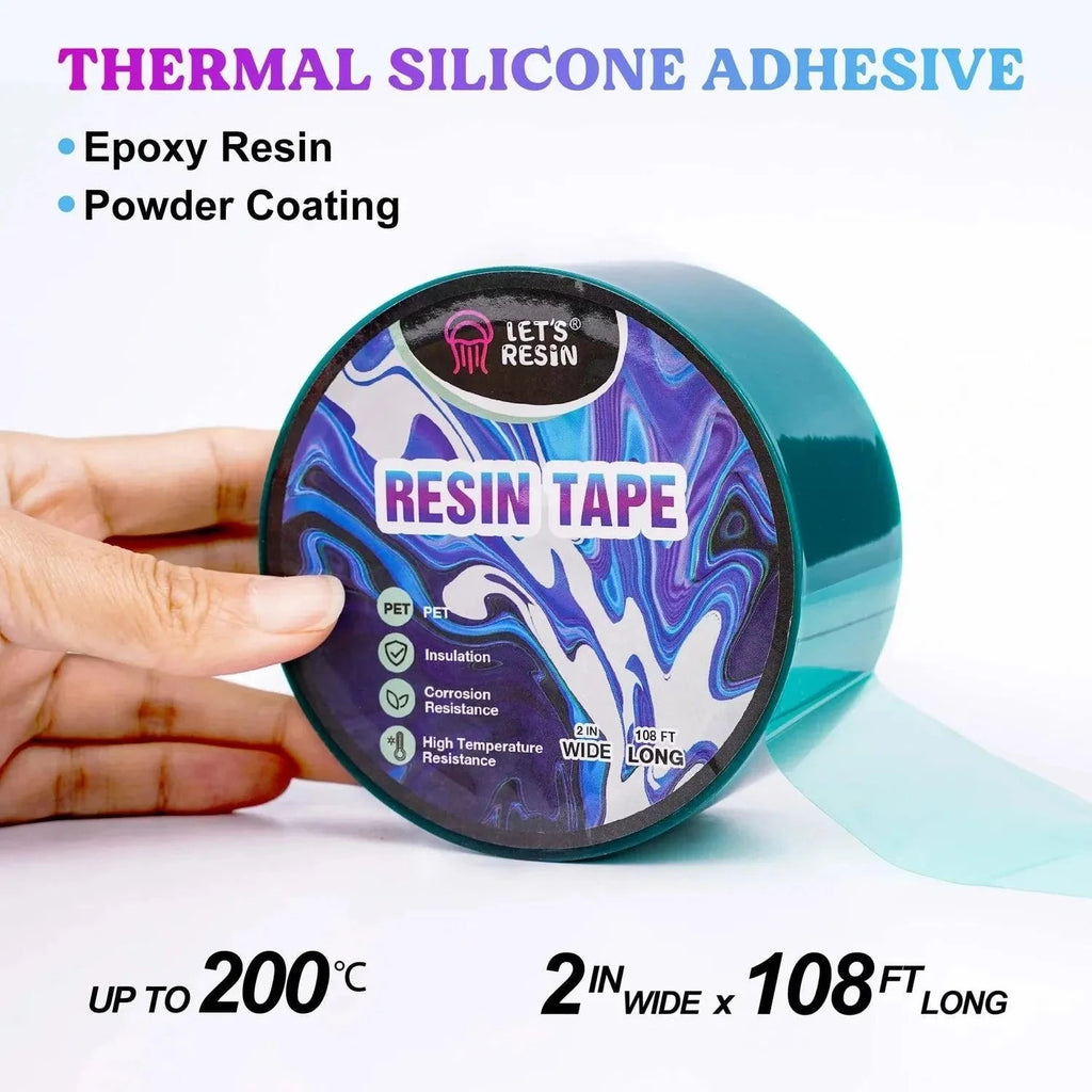 Let's Resin High Temp Heat Resistant Tape - 2" (108 foot roll) - So Fontsy