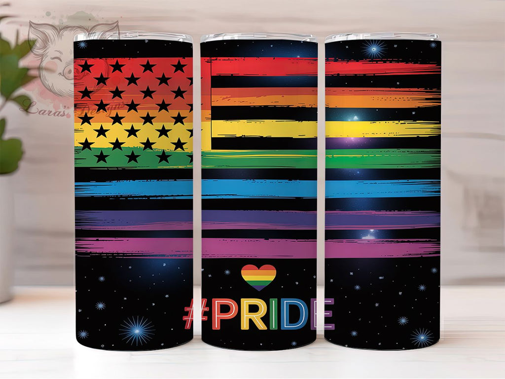LGBT Rainbow Pride Flag Glitter Tumbler Wrap, Rainbow Pride Wrap, Gay ...
