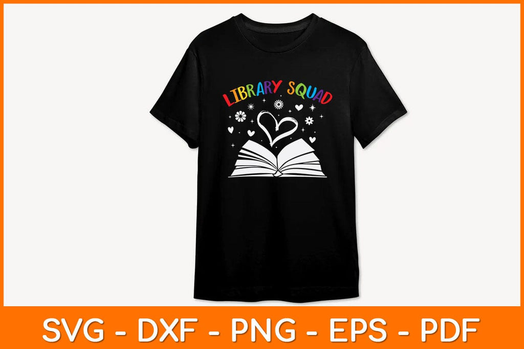 Library Squad Library Teacher Librarian Svg File - So Fontsy