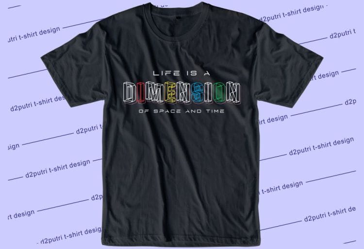 Life Is A Dimension SVG, Inspirational Quotes, Motivatinal Quote ...
