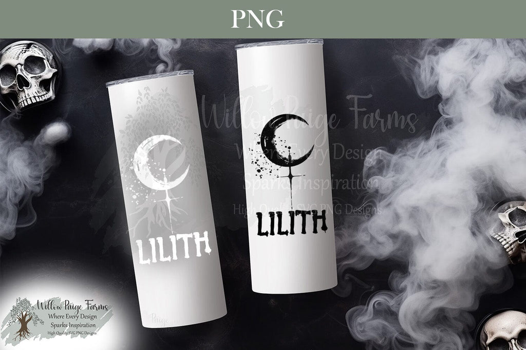 Lilith Symbol | Hand Drawn Gothic Wiccan Emblem of Rebellion, Power ...