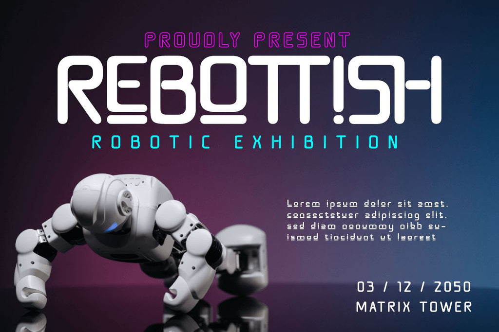 Linkero - Futuristic Font - So Fontsy