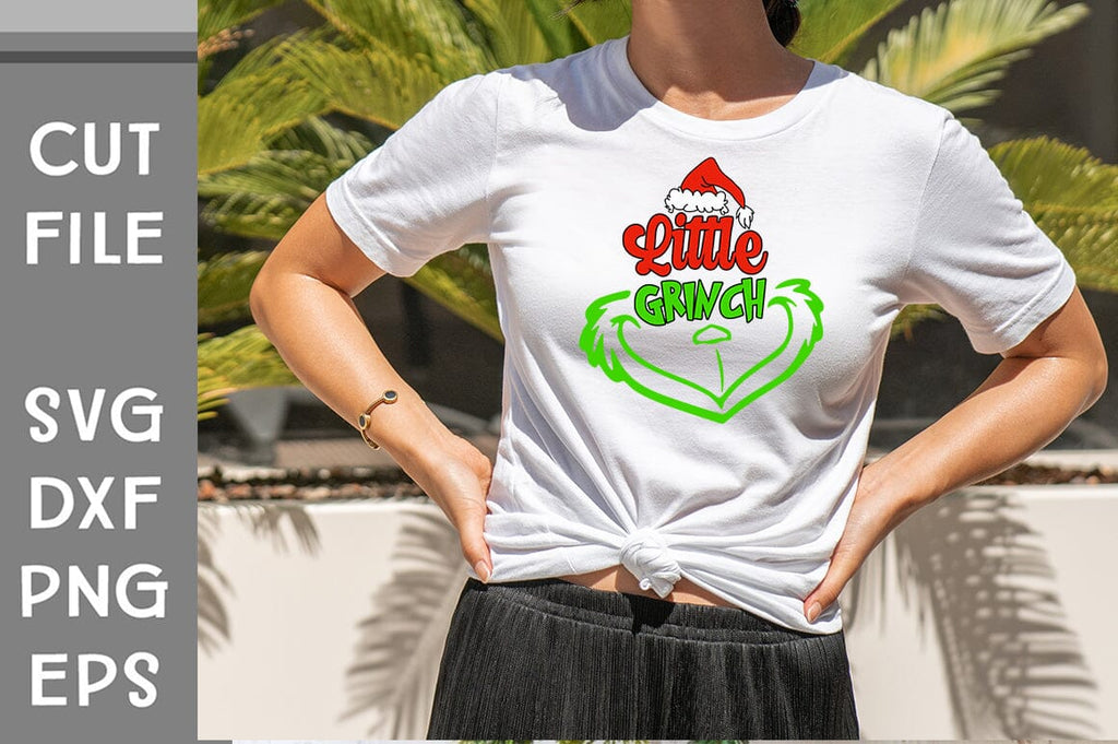 little Grinch SVG cut file - So Fontsy