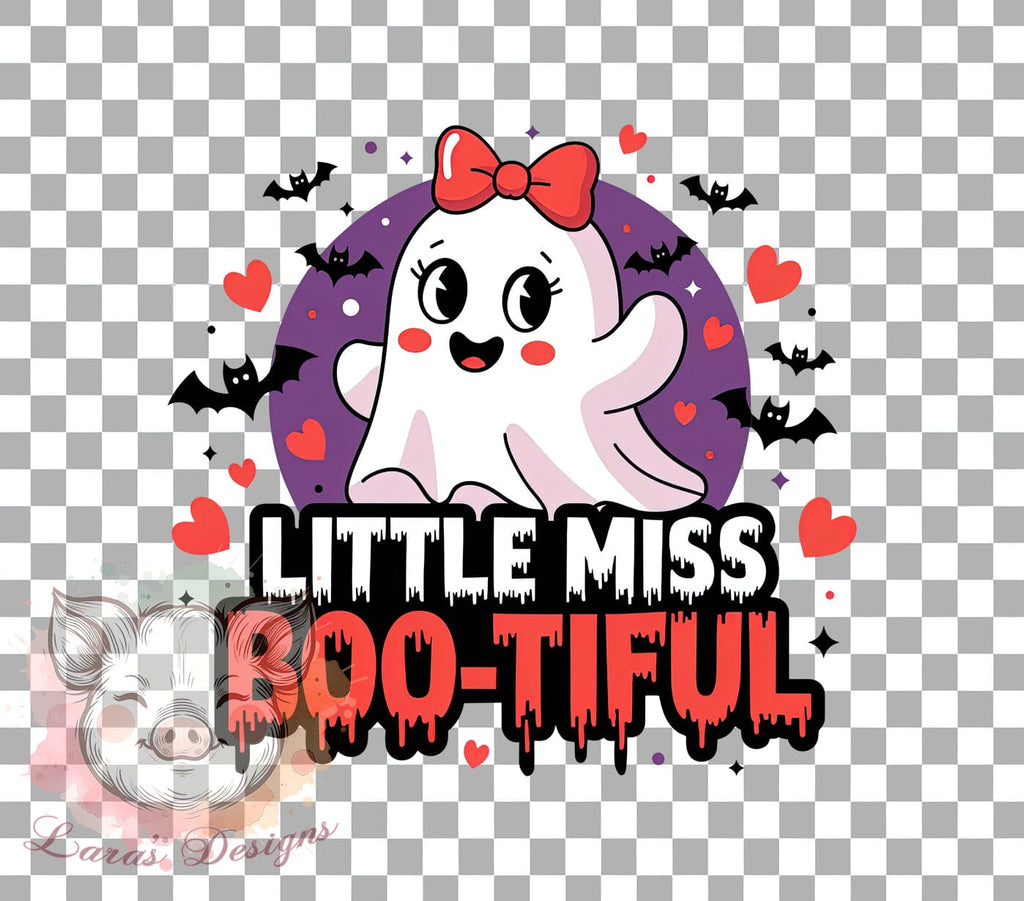 Little Miss Bootiful Graphic, Cute Girl PNG, Sublimation Download, Fun ...