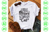 Little Miss Scaredy Cat SVG - So Fontsy
