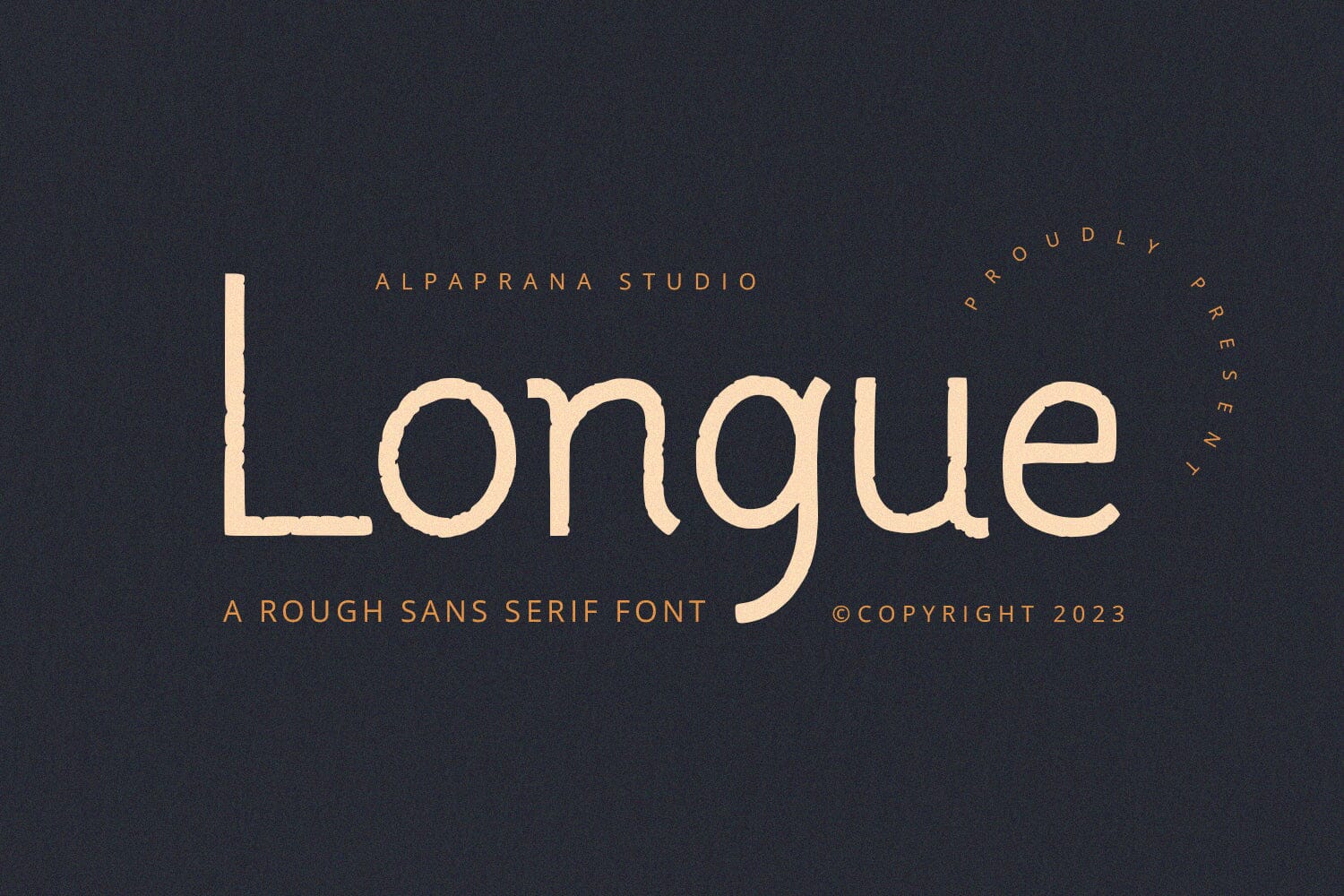 Longue - Rough Font - So Fontsy
