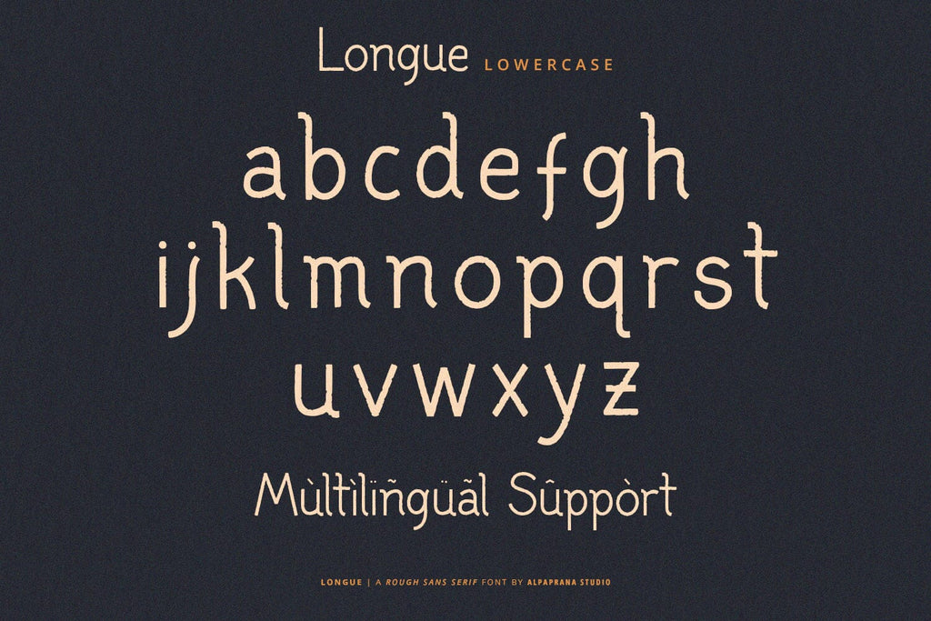 Longue - Rough Font - So Fontsy