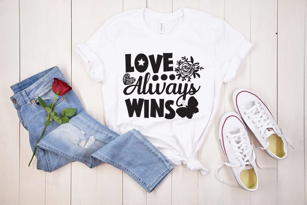 Love Always Wins SVG DESIGN - So Fontsy