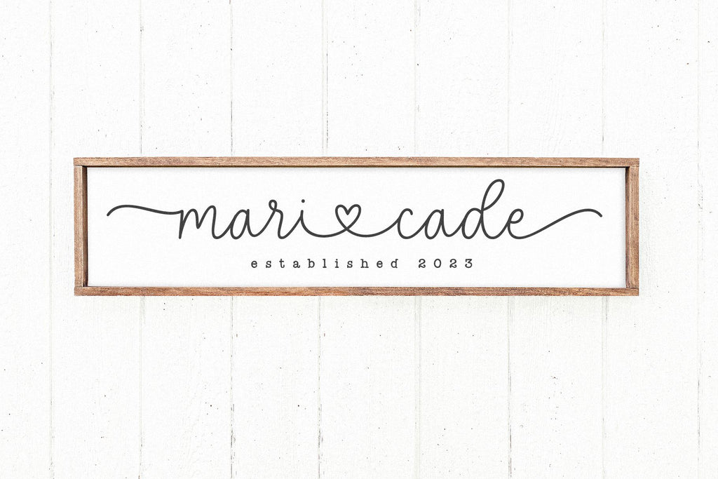 Love Ever - Heart Swash Script Font - So Fontsy