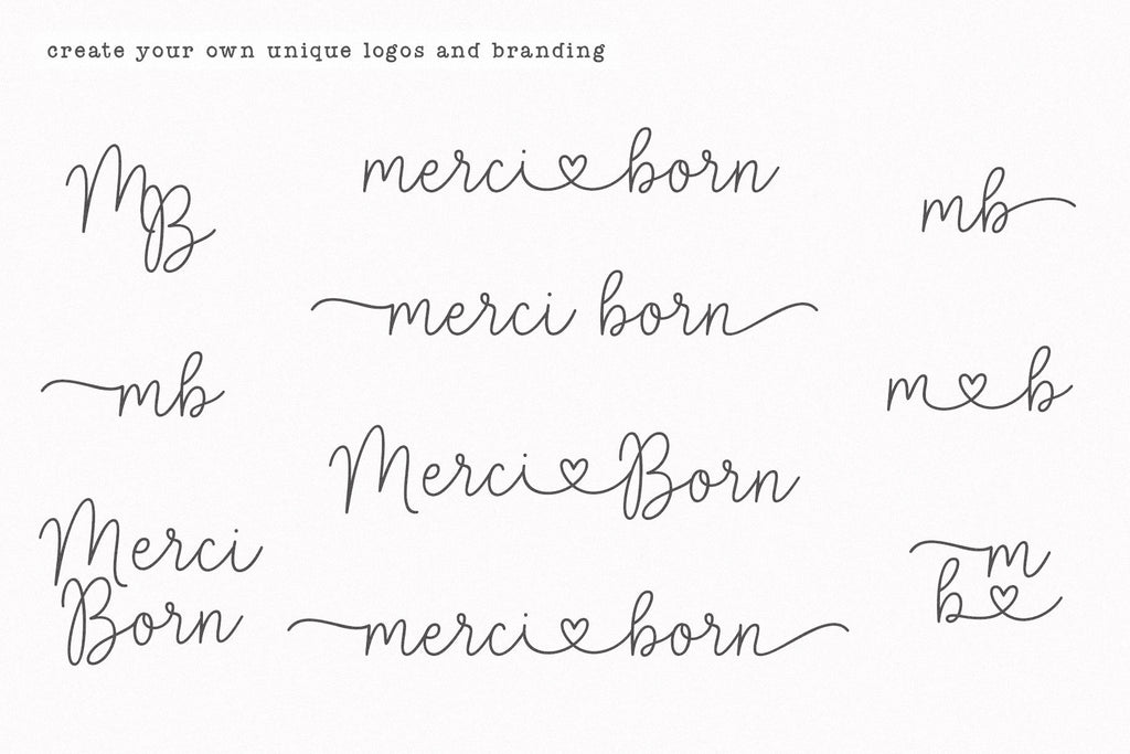 Love Ever - Heart Swash Script Font - So Fontsy