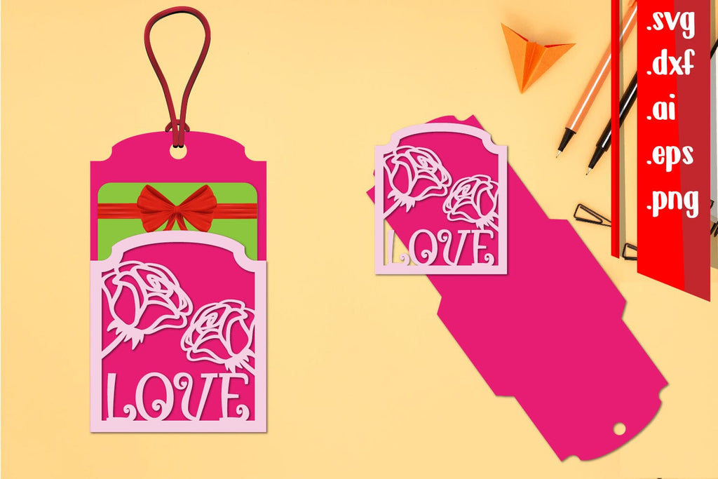 Love Gift Card Holder | Love Gift Tag - So Fontsy